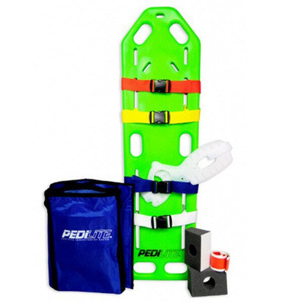 Pedi Lite Backboard Kit, Neon Green | DiaMedical USA