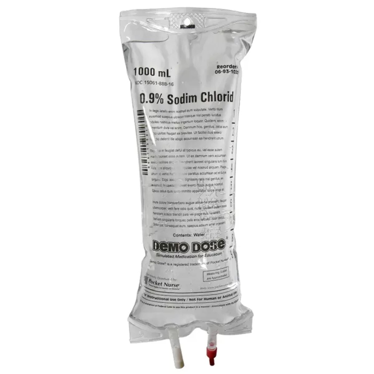 Demo Dose® 0.9% Sodim Chlorid IV Fluid | DiaMedical