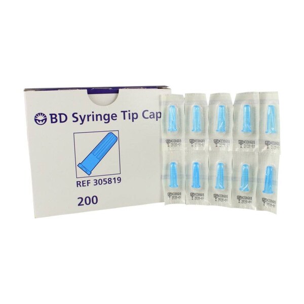 BD Sterile Blue Female Luer Tip Caps | DiaMedical USA