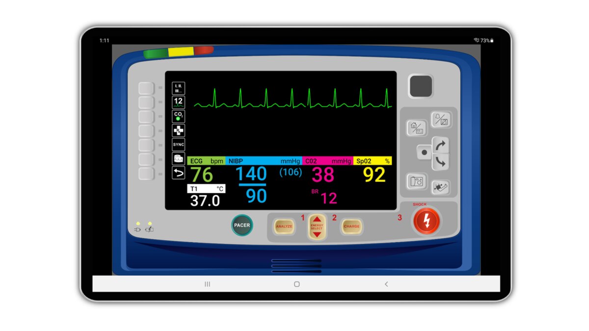 SimVS EMS Virtual Diagnostic Platform with Simulaids STAT Manikin ...