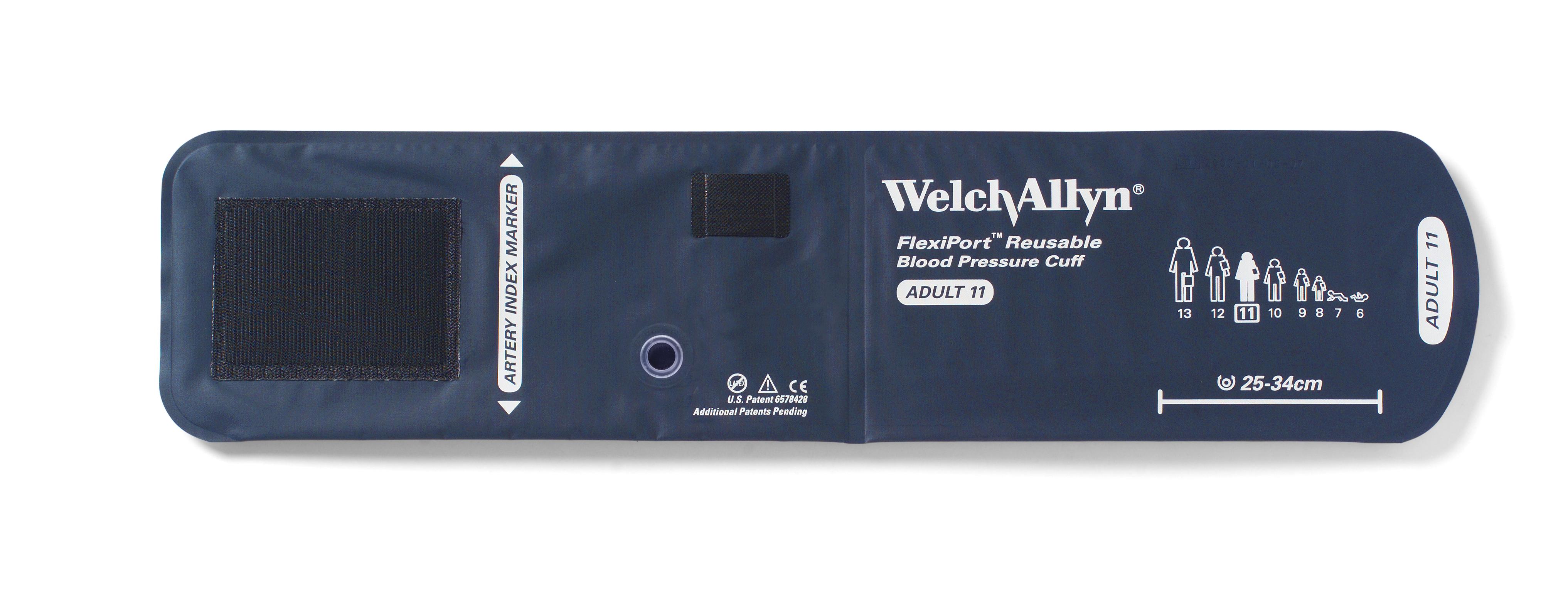 Welch Allyn FlexiPort Reusable 2-Tube Blood Pressure Cuffs | DiaMedical USA