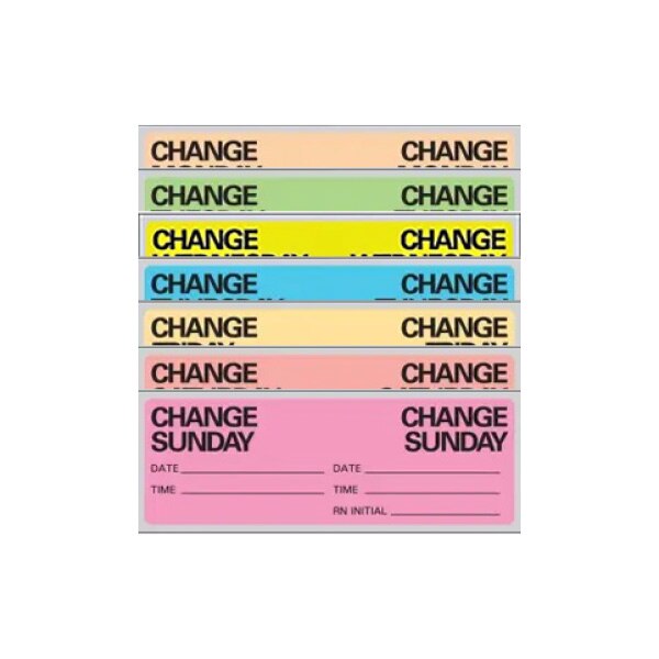 IV Set Change Labels | DiaMedical