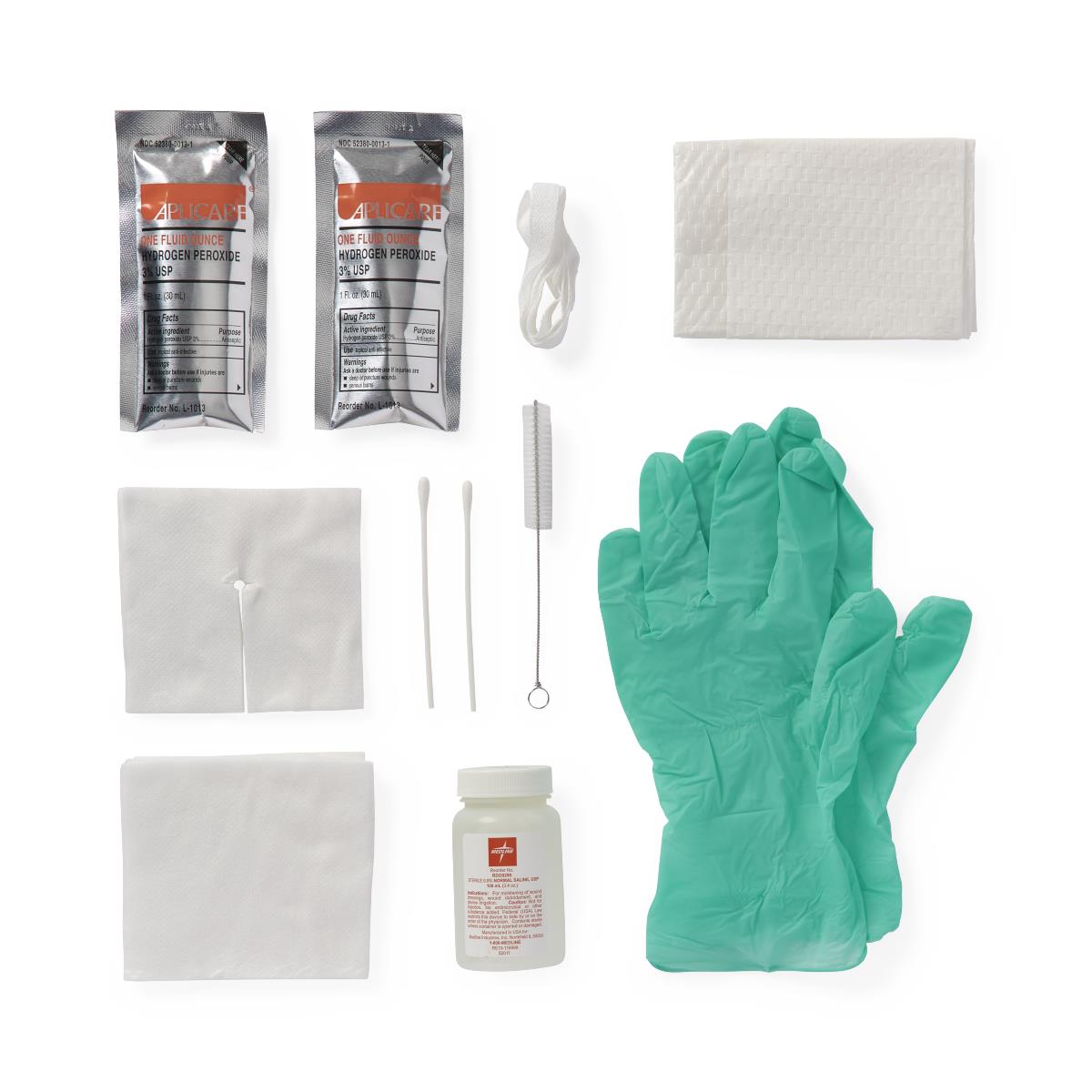 Tracheostomy Care Kits W/ Saline and Peroxide By Medline | DiaMedical USA