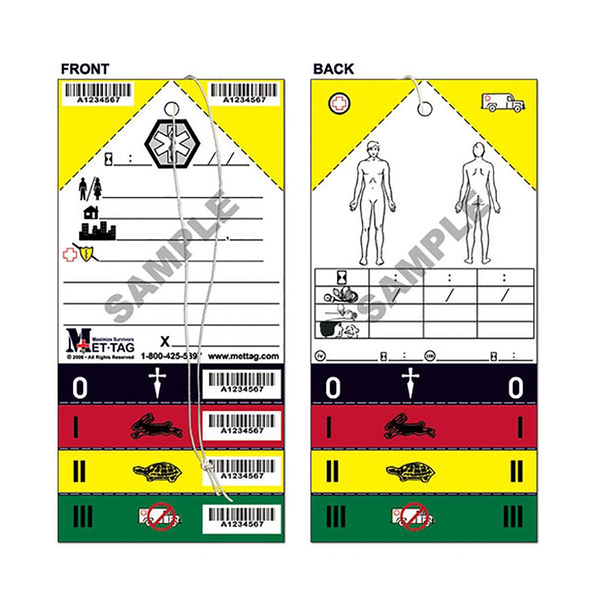 Medline Medical Emergency Triage Tags | DiaMedical