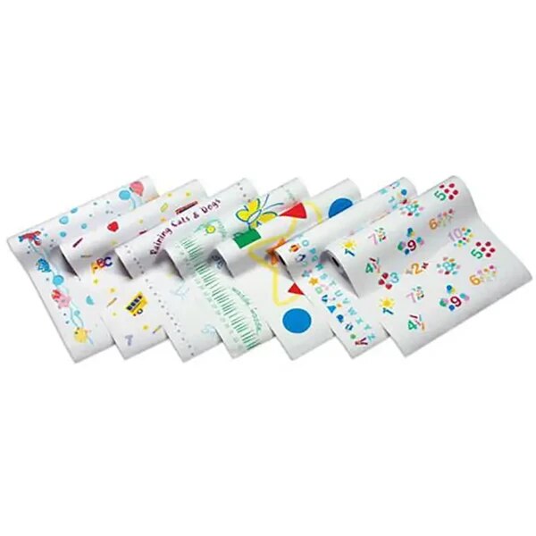 Exam Table Paper Roll Child-Friendly Print, Smooth 18-Inch Width, 125 ...