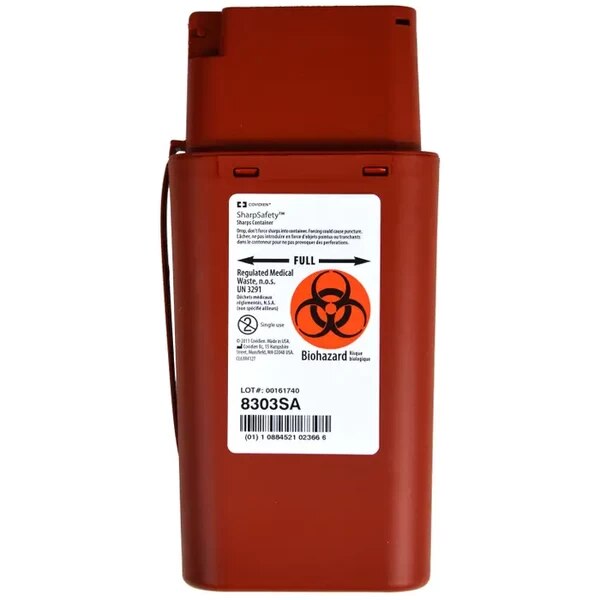 Covidien SharpSafety™ Transportable Sharps Container | DiaMedical