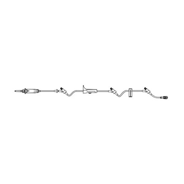 B.Braun Primary Microdrip Gravity IV Set with 3 CARESITE Injection ...