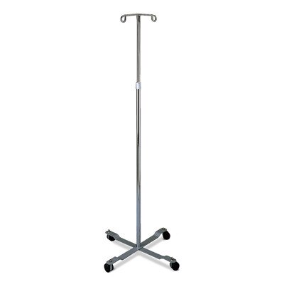 Medline Chrome Four Leg IV Poles | DiaMedical USA