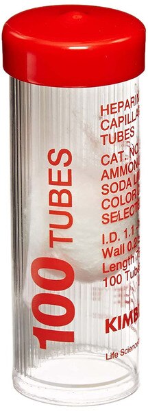 Micro-Hematocrit Capillary Tubes Heparinized - Red | DiaMedical