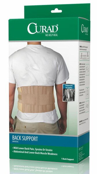Curad Universal Back Support, Beige, Universal | DiaMedical USA