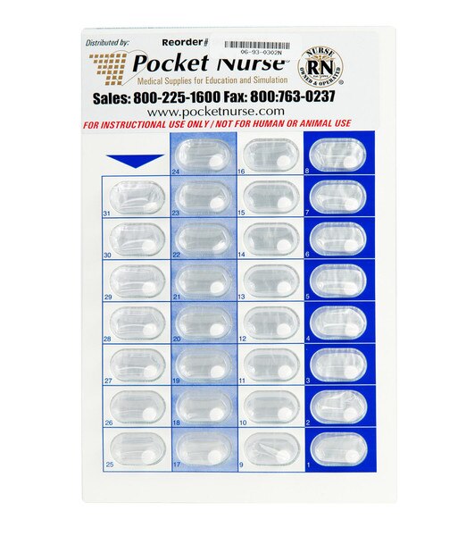 Demo Dose® Long-Term Lasx 20mg Medication Pack | DiaMedical USA