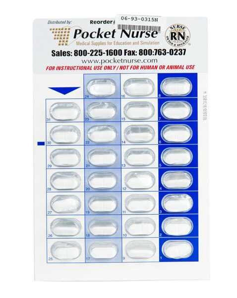 Demo Dose® Long Term Glucphag-XR 500 mg Medication Pack | DiaMedical