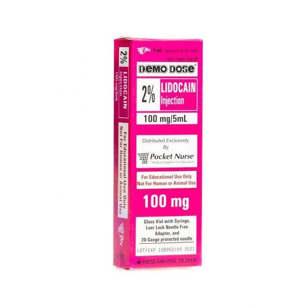 Demo Dose® 2% Lidocain (100mg/5mL) | DiaMedical USA