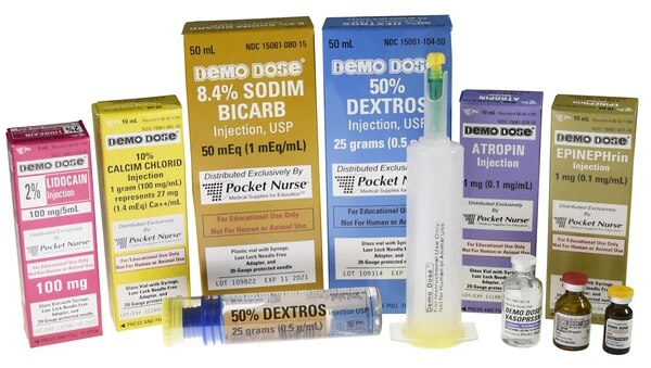 Demo Dose® Simulated Code Drug Set #2 | DiaMedical USA