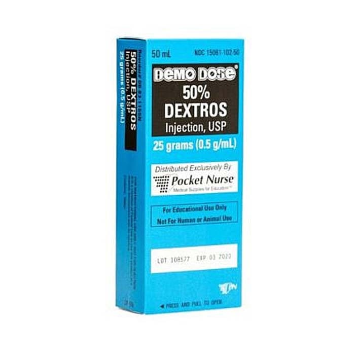 Demo Dose® Dextros 50% | DiaMedical USA