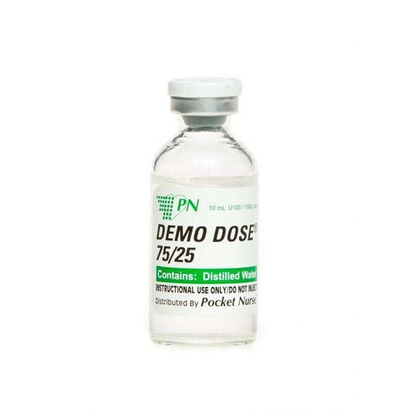 Demo Dose® 75/25 Insuln 10mL Vial