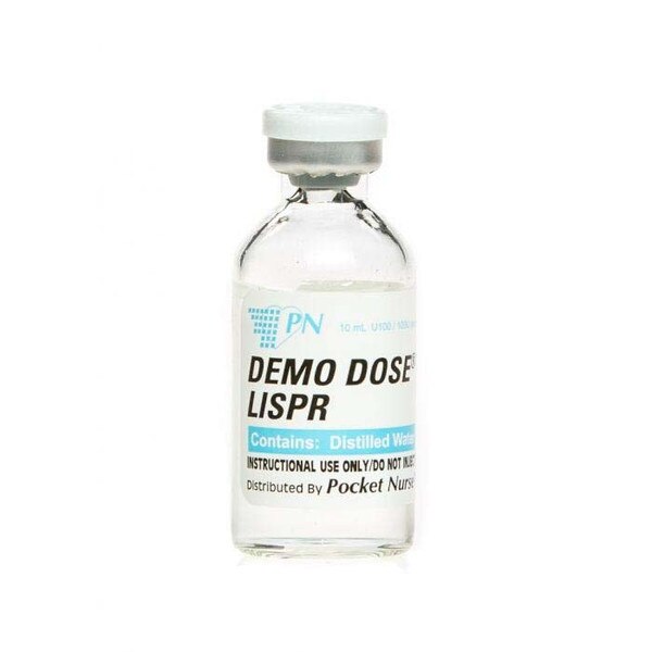 Demo Dose® Lispr Insuln 1000 units/10mL Vial | DiaMedical USA
