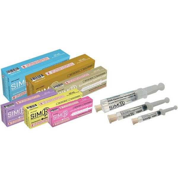 SimRx Code Meds 6-Pack | DiaMedical