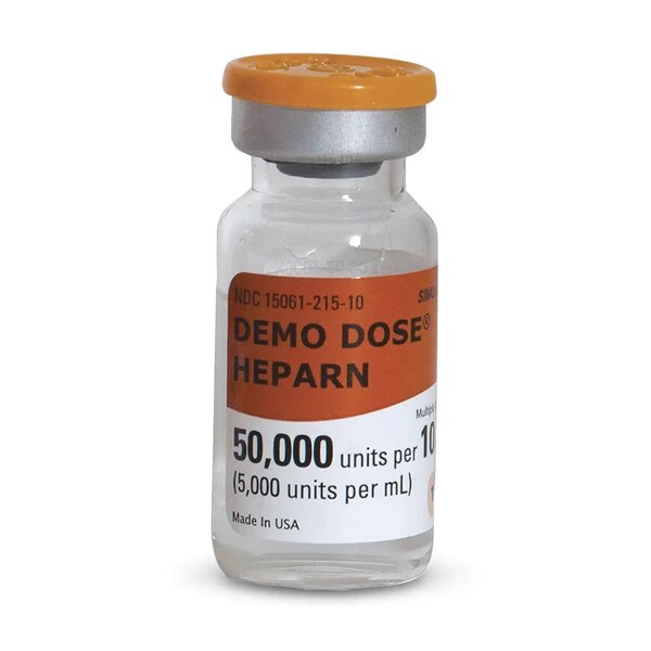 Demo Dose® Heparn 50,000 units/10 mL Vial | DiaMedical USA
