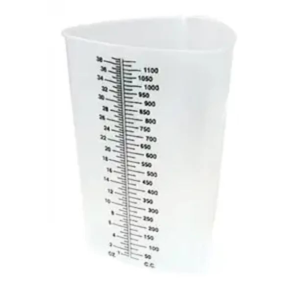 Triangular 1200 mL Graduated Container | DiaMedical