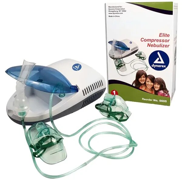 Dynarex® Resp-O2 Elite Compressor Nebulizer, Adult/Pediatric | DiaMedical