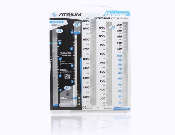 Atrium Ocean Wet Suction Water Seal Chest Drain with Tube and Clamp ...