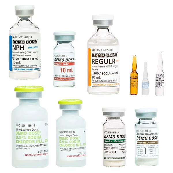 Predesigned Demo Dose® Parenteral Medications Bundle | DiaMedical